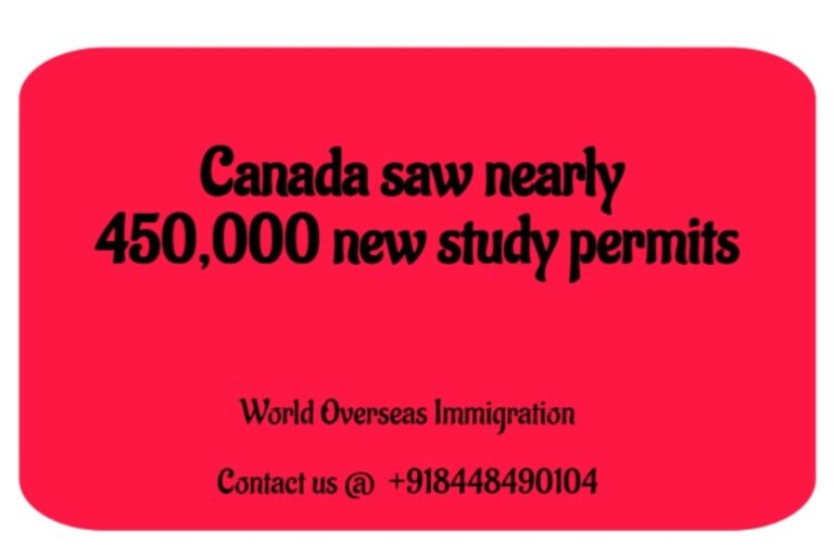 Canada saw nearly 450,000 new study permits | Best Immigration ...